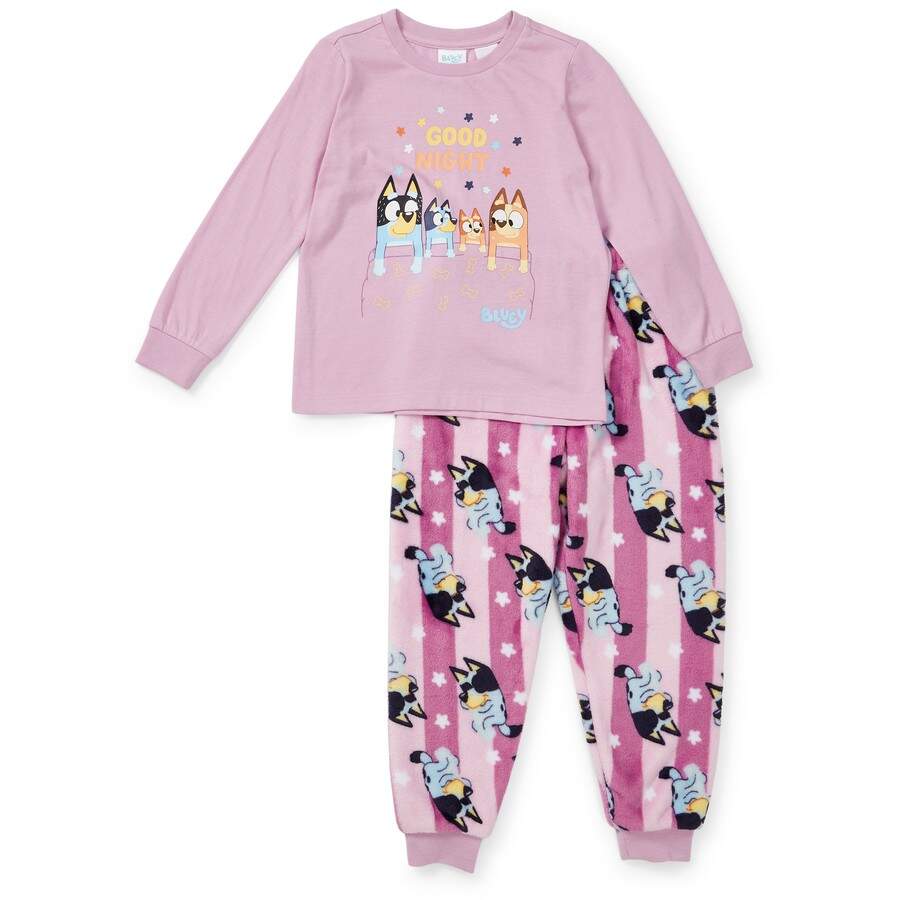 Buy Bluey Kids Good Night Pyjama Set - Lavender - MyDeal Australia