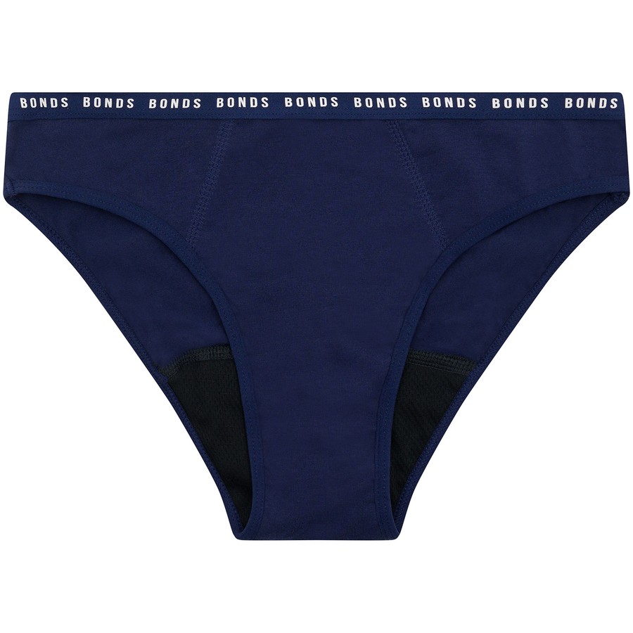 Buy Bonds Girls BCU Moderate Period Bikini - Navy - MyDeal Australia