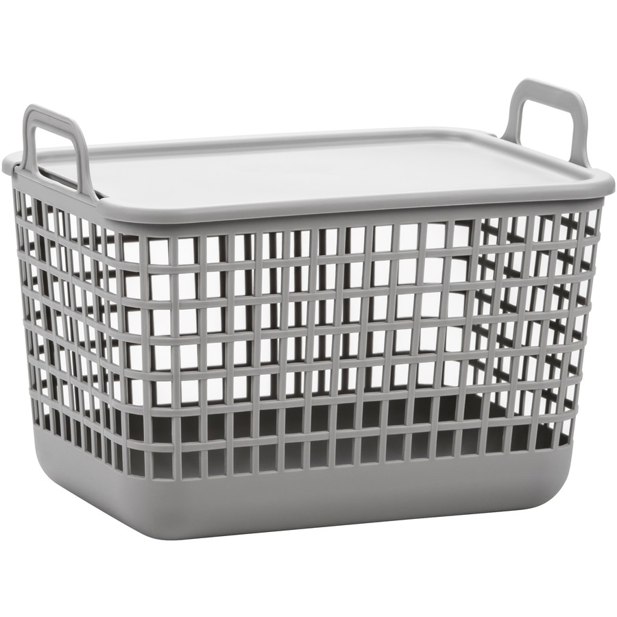 Buy Brilliant Basics Stackable Container with Lid, Medium - Grey ...