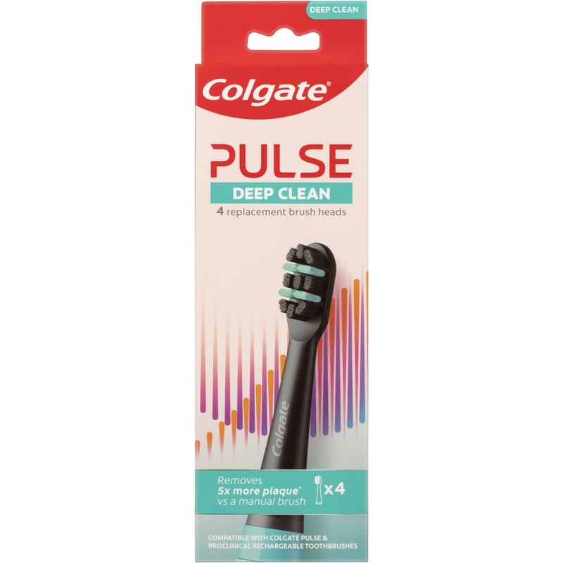 Buy Colgate Pulse Deep Clean Electric Toothbrush Replacement Brush Head ...