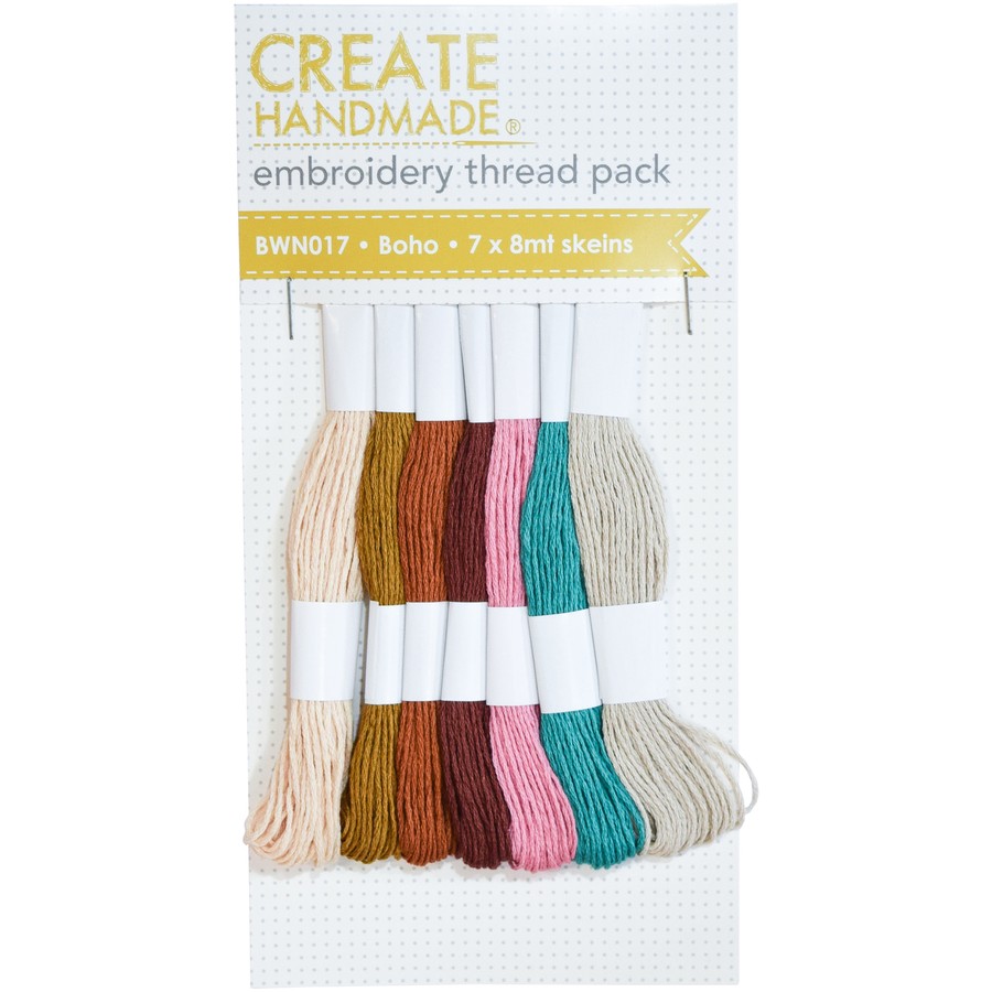 Buy Create Handmade Embroidery Thread Pack - Boho Pastel - MyDeal Australia