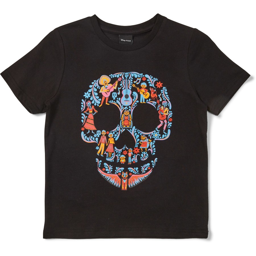 Buy Disney Boys Coco Glow Print Tee - Black - MyDeal Australia