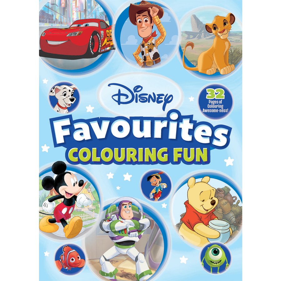 Buy Disney Favourites Colouring Fun - MyDeal Australia