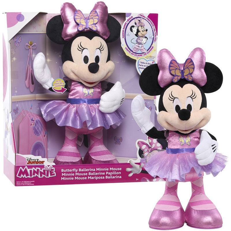 Buy Disney Junior Minnie Mouse Butterfly Ballerina Plush 38cm - MyDeal