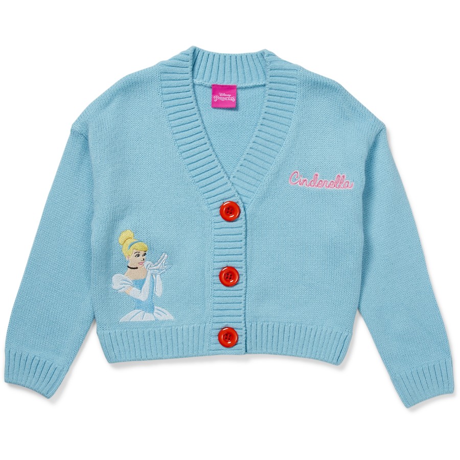 Buy Disney Princess Kids Cinderella Cardigan - Blue - MyDeal Australia