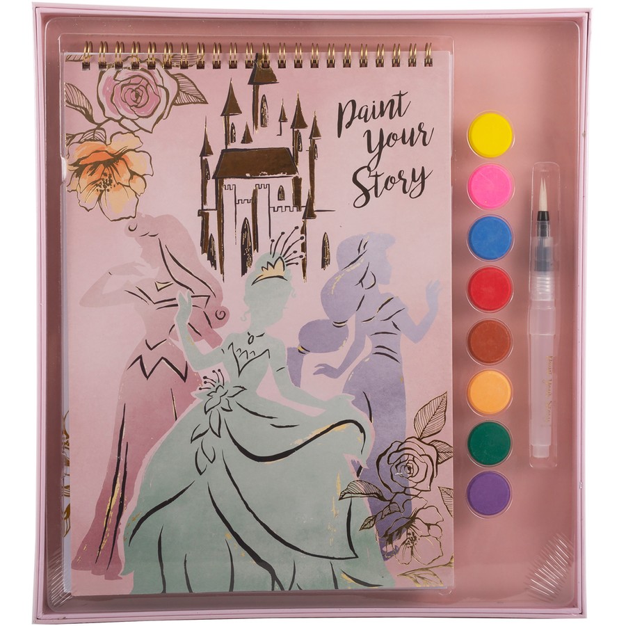 Buy Disney Princess Water Colour Paint Set - MyDeal Australia