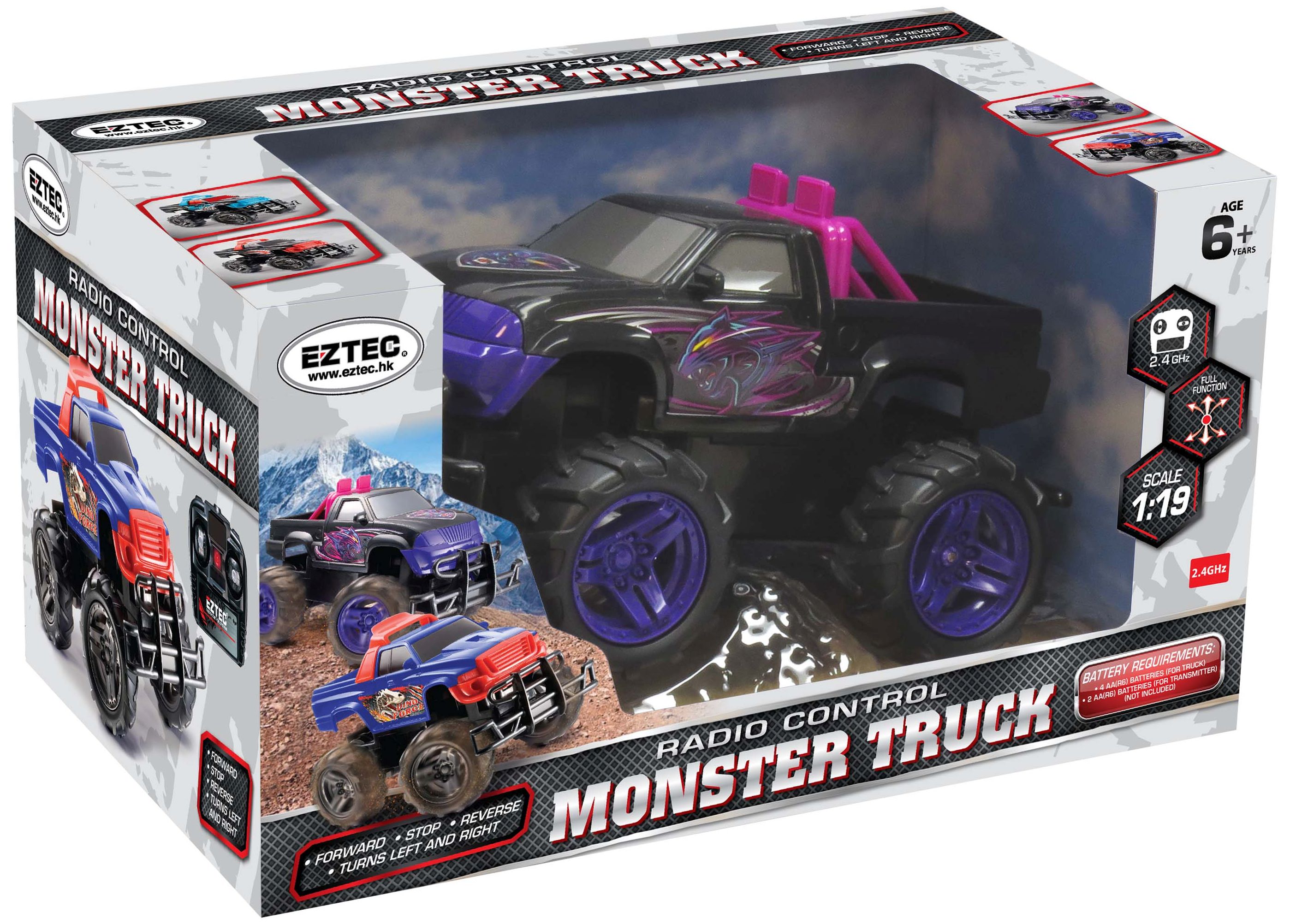 Eztec Radio Control 1 19 Scale Monster Truck