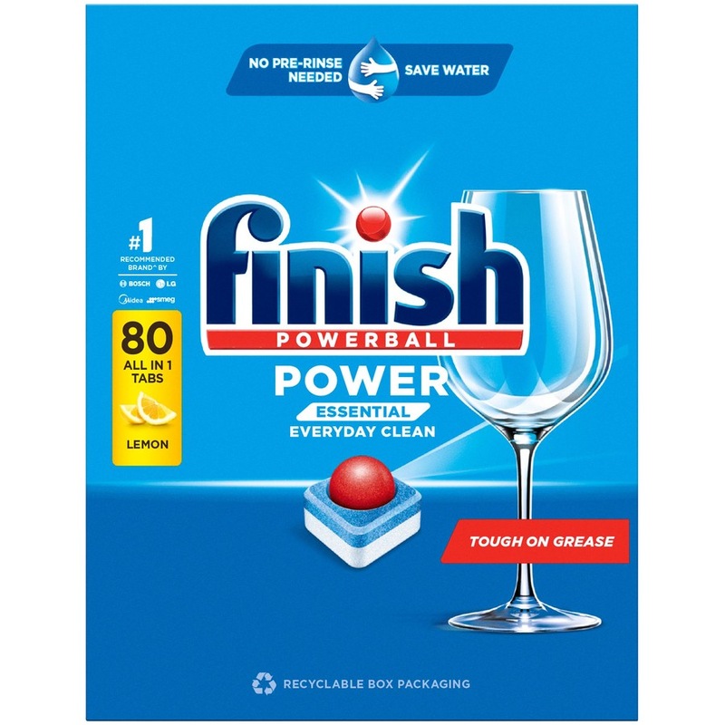 Buy Finish Power Essential Dishwashing Tablets Lemon Sparkle 80 Pack ...