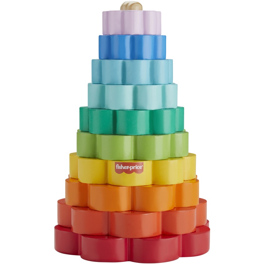 Buy ?Fisher-Price Wooden Ring Stacker** - MyDeal Australia
