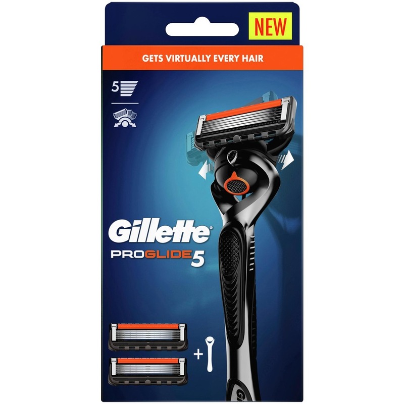 Buy Gillette ProGlide Flexball Razor Handle + 2 Cartridges - MyDeal