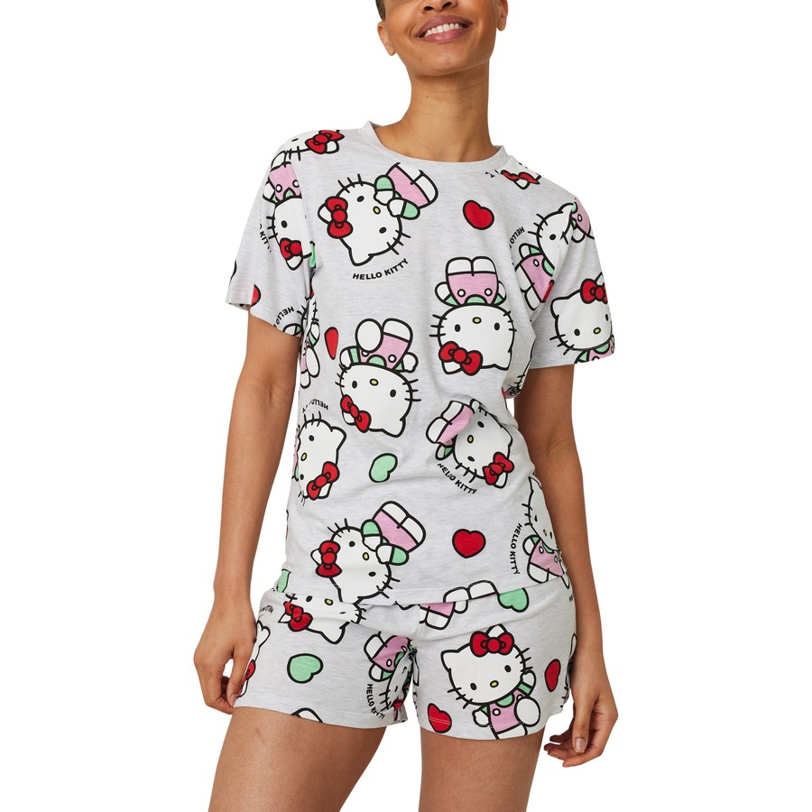 Buy Hello Kitty Women's Pyjama Set - Grey - MyDeal Australia