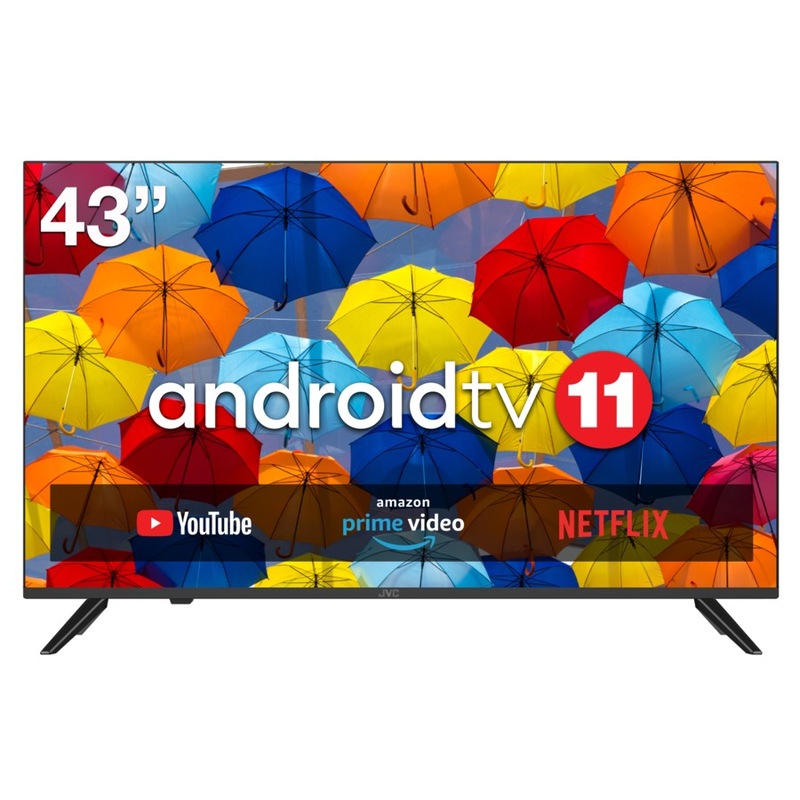 Buy JVC 43” 4K Ultra HD Android 11 TV Edgeless - LT-43N7125A - MyDeal