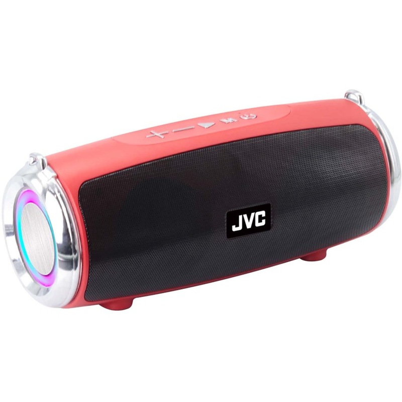 Buy JVC Portable Bluetooth Boombox with Carry Strap - Red - MyDeal