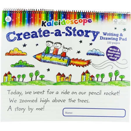 Buy Kaleidoscope Create-a-Story Writing & Drawing Pad - MyDeal Australia