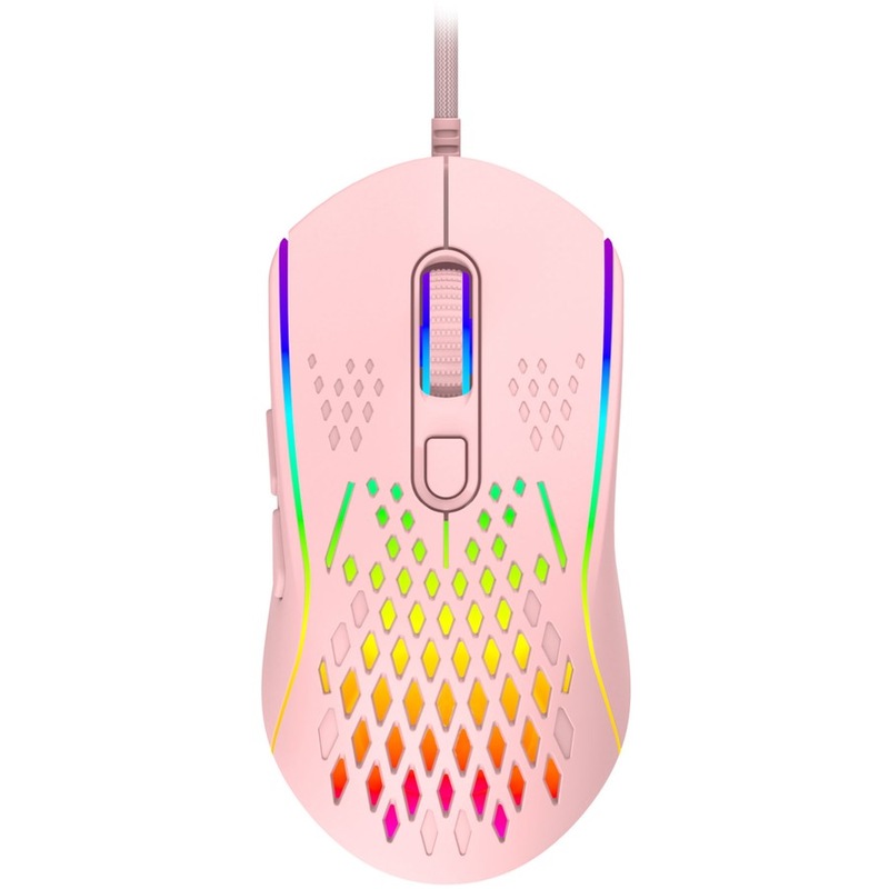 Buy Laser Gaming: RGB Lightweight Gaming Mouse - Pink - MyDeal