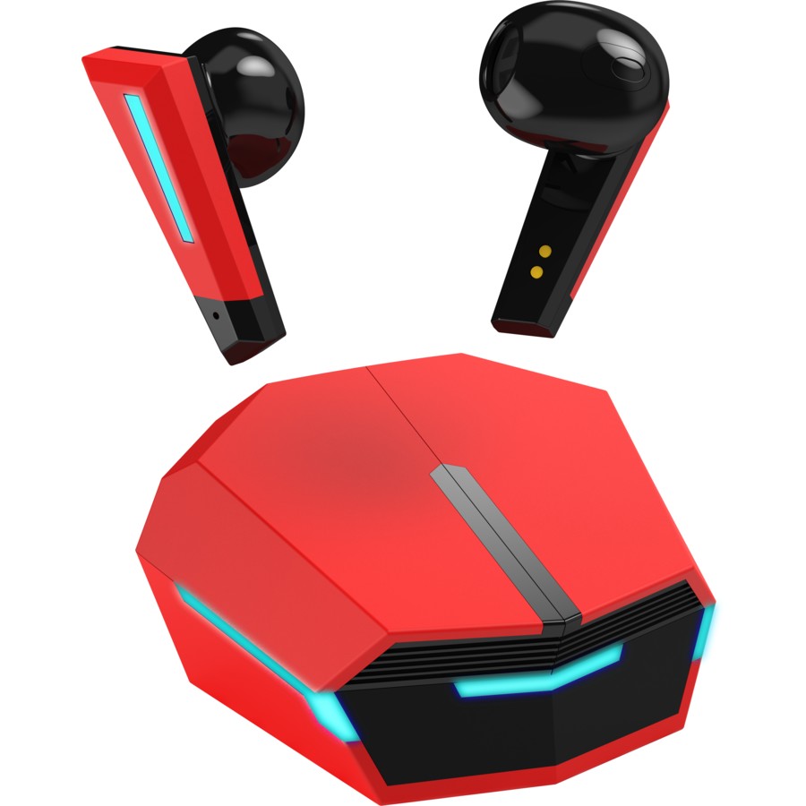 Buy Laser True Wireless Gaming Earbuds - Red - MyDeal Australia