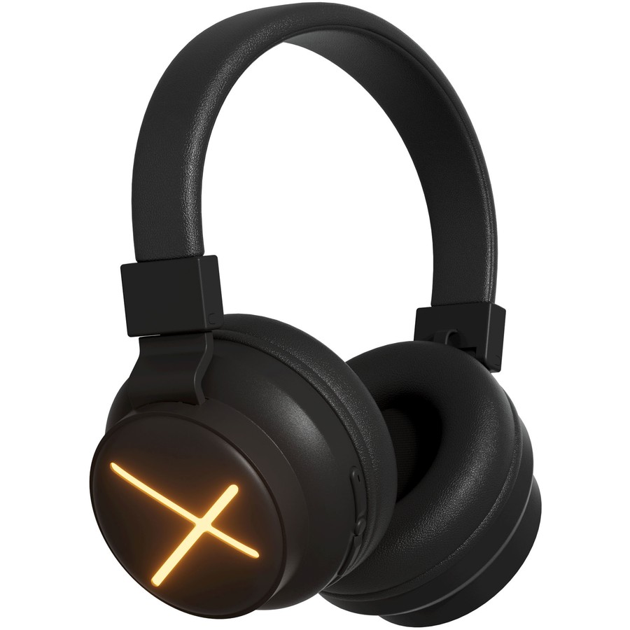 Buy Laser Wireless Headphone with Neon LED - Black - MyDeal Australia