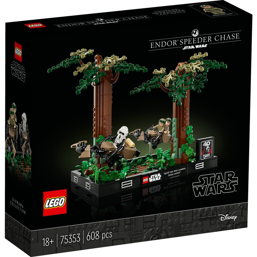 Buy LEGO Star Wars Endor Speeder Chase Diorama - 75353 - MyDeal Australia