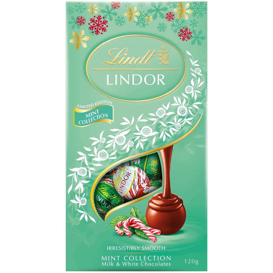 Buy Lindt Lindor Mint Collection 120g - MyDeal Australia