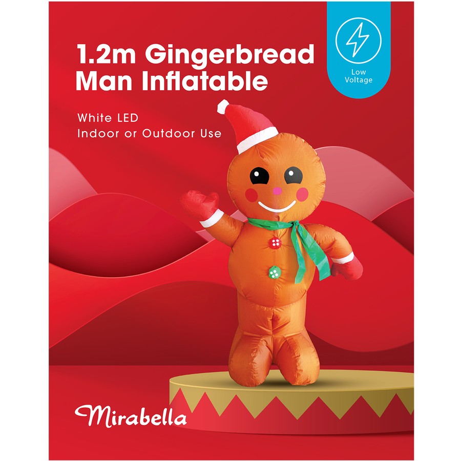 Buy Mirabella Low Voltage Gingerbread Inflatable - MyDeal Australia