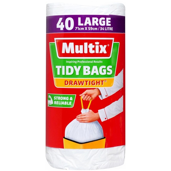 Buy Multix Large Kitchen Tidy Bags 40 Pack - MyDeal Australia