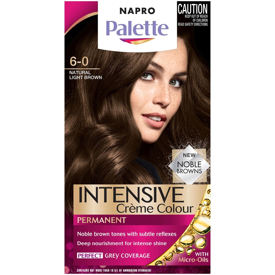 Buy Napro Palette Intensive Creme Colour Permanent 6-0 Natural Light ...