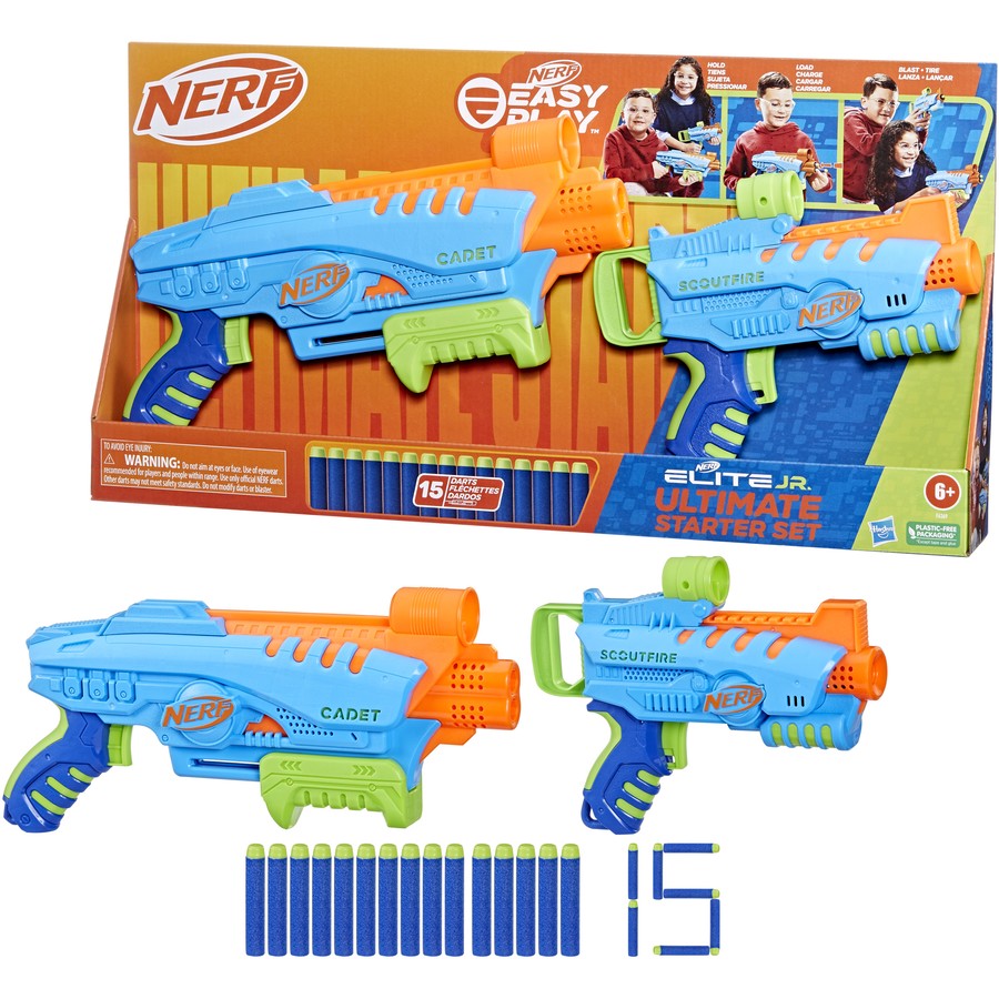 Buy Nerf Elite Junior Ultimate Dart Blaster Starter Set - MyDeal Australia
