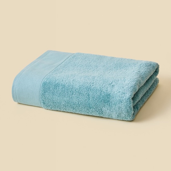 Buy Openook Supima Cotton Bath Sheet - Aqua - MyDeal Australia