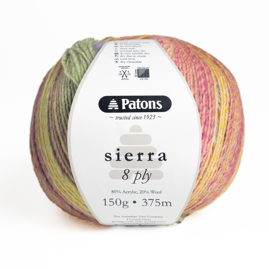 Buy Patons Sierra Yarn 8ply 150g - Gold Rush - MyDeal Australia