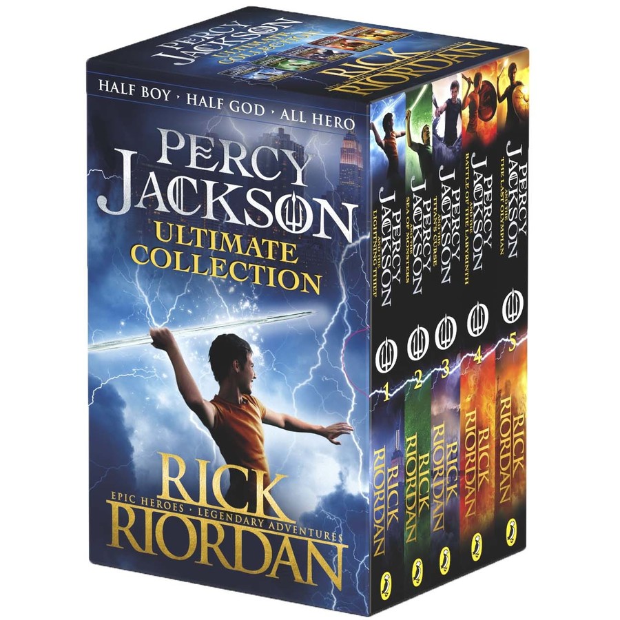 Buy Percy Jackson Ultimate Collection (Books 1-5) Slipcase by Rick ...