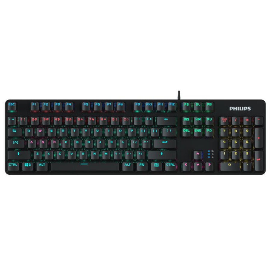 Buy Philips Wired Mechanical Gaming Keyboard - MyDeal Australia