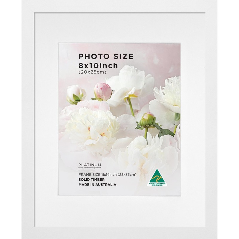 Buy Platinum Essential White Photo Frame 11x14" - Australian Made - MyDeal