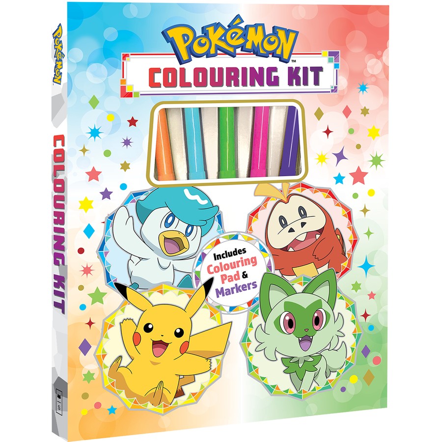 Buy Pokemon Colouring Kit - MyDeal Australia