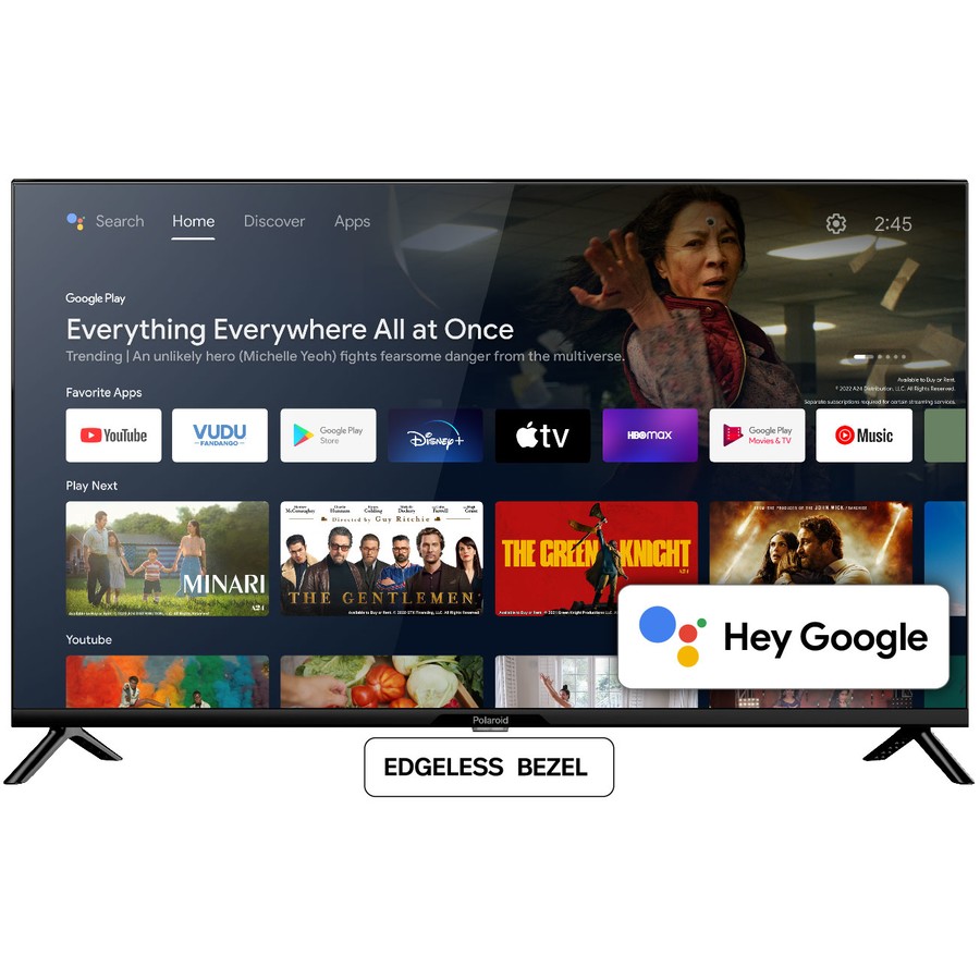 Buy Polaroid 40" Full HD Edgeless Android 11 TV - MyDeal Australia