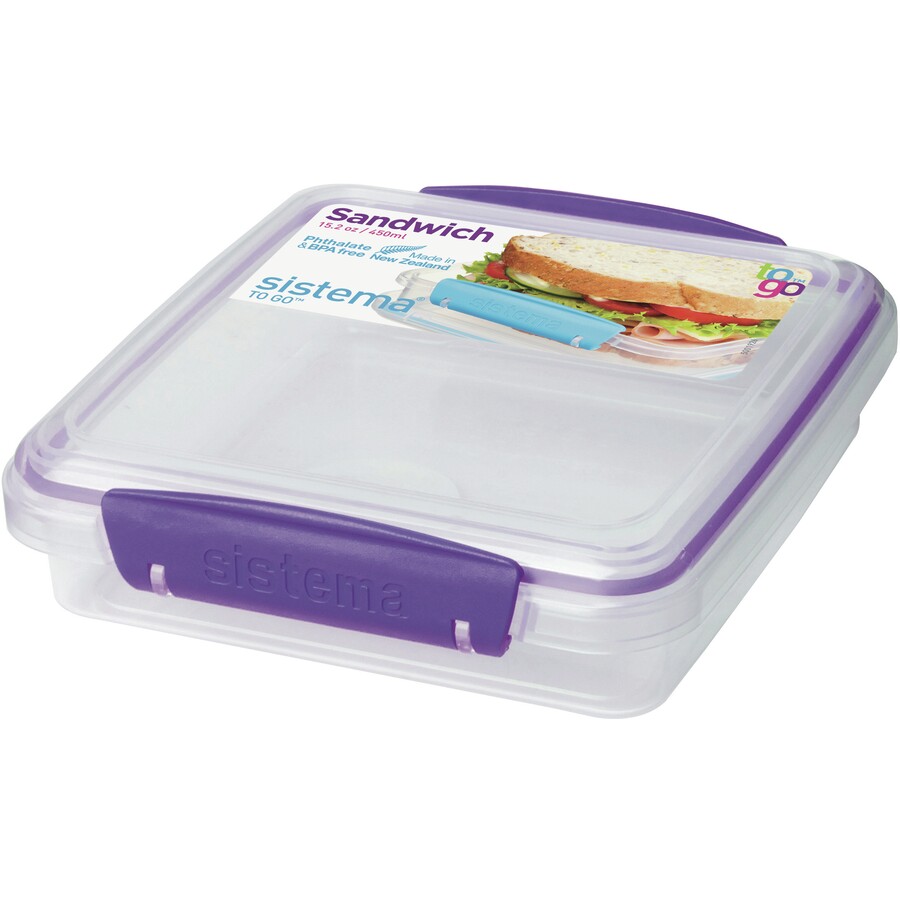 Buy Sistema Sandwich Box To Go Lunchbox - MyDeal Australia