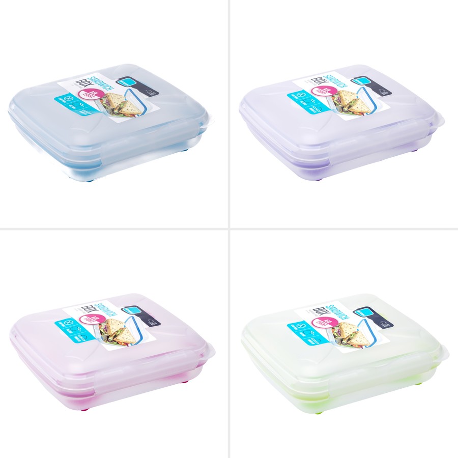 Buy Smash Leak Proof Sandwich Box - Assorted* - MyDeal Australia