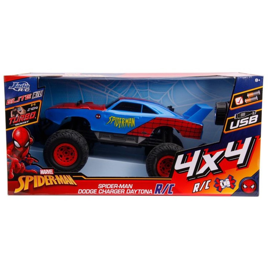 Buy Spider-Man Dodge Charger Daytona 4x4 Elite Remote Control Vehicle ...