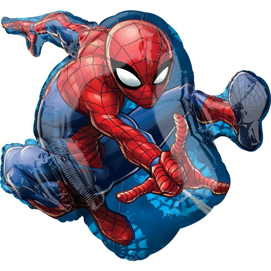 Buy Spider-Man Webbed Wonder Super Shape Foil Balloon - Red - MyDeal ...