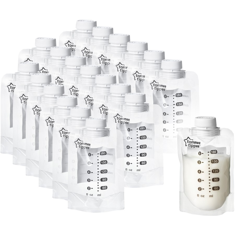 Buy Tommee Tippee Express and Go Breast Milk Pouches 20 Pack - MyDeal ...