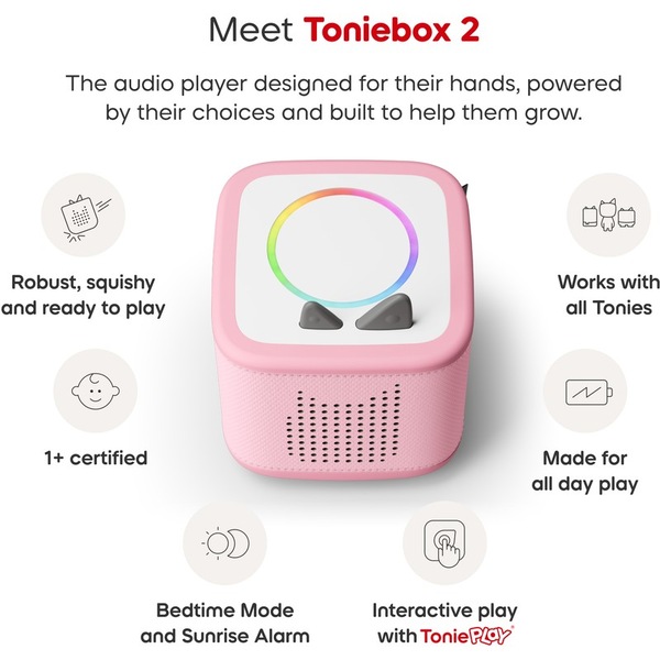 Buy Tonies Paw Patrol Toniebox 2 Full Play Set - Cloud Pink - MyDeal ...