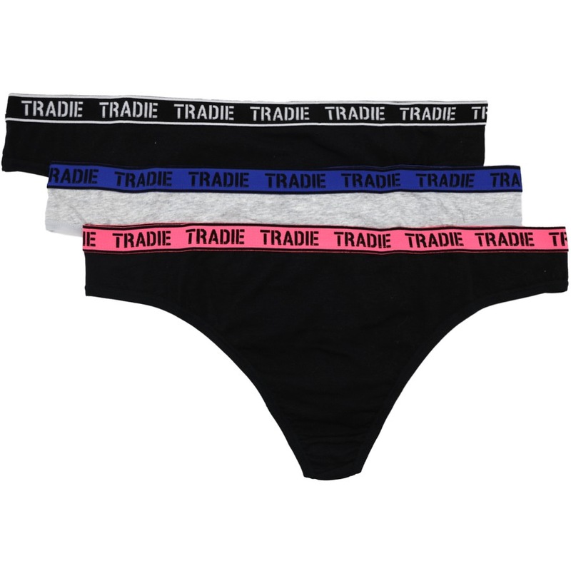 Buy Tradie Lady Women's Curve G-String 3 Pack - Multi - MyDeal
