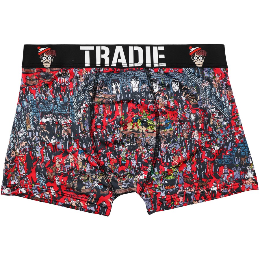 Buy Tradie Men's Where's Wally Work N Surf Trunk - Multi - MyDeal Australia