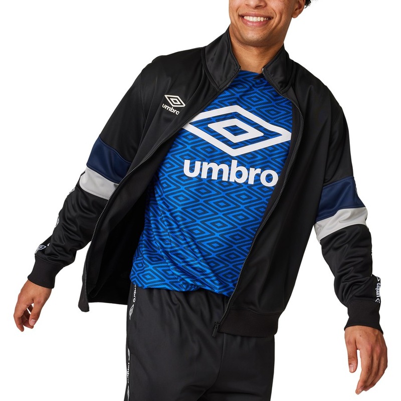 Buy Umbro Men's Tricot Jacket - Black - MyDeal