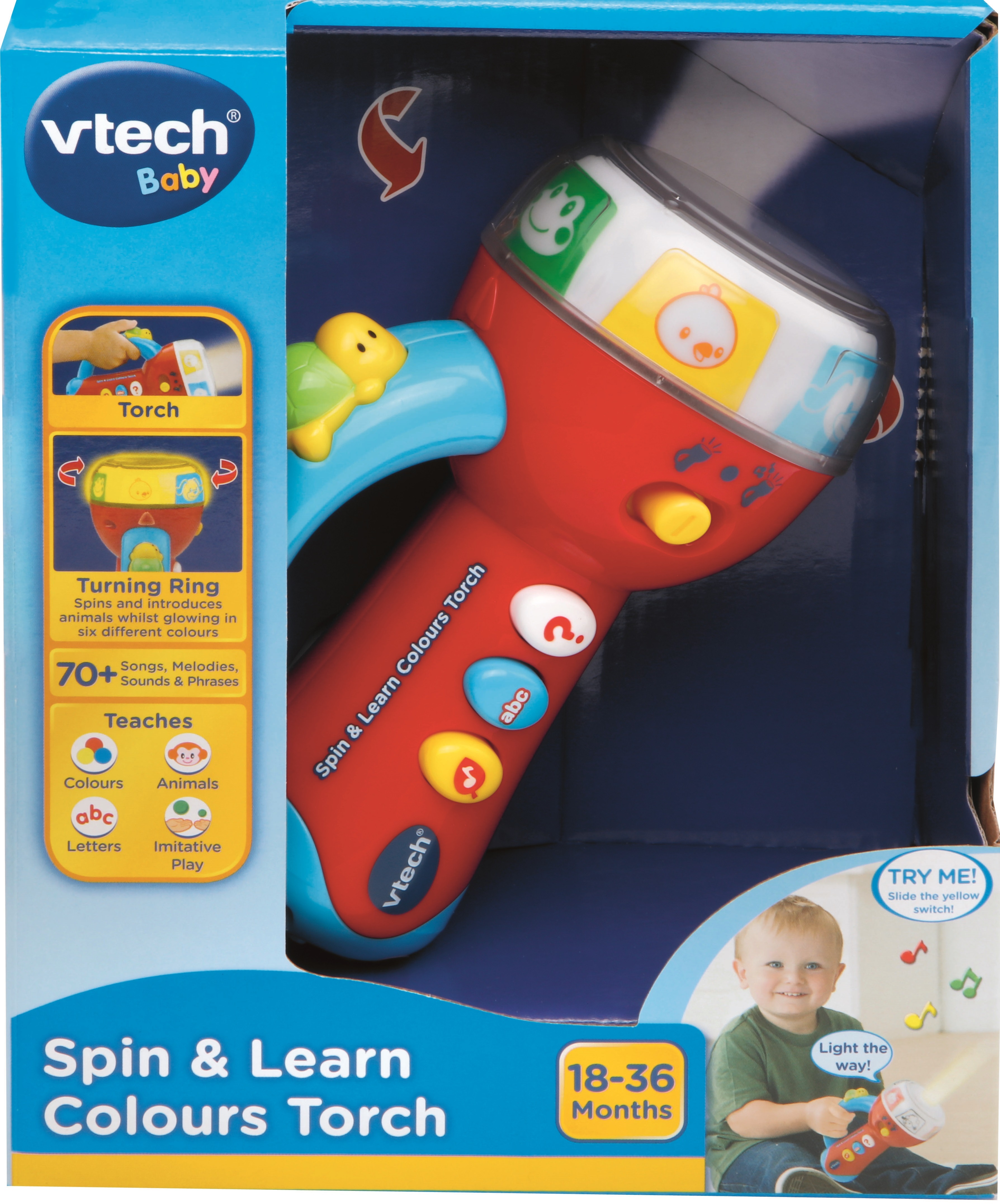 Buy VTech Spin & Learn Colour Torch - MyDeal Australia