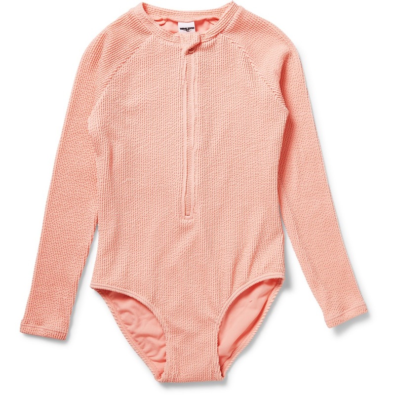 Buy Wave Zone Girls Paddle Suit - Peach - MyDeal