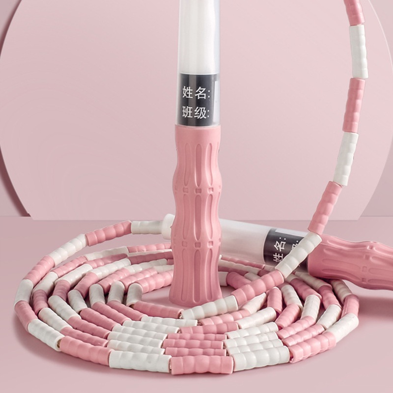 Buy 2.8M Skill Jumping Bamboo Jump Rope PVC Children Soft Beaded ...