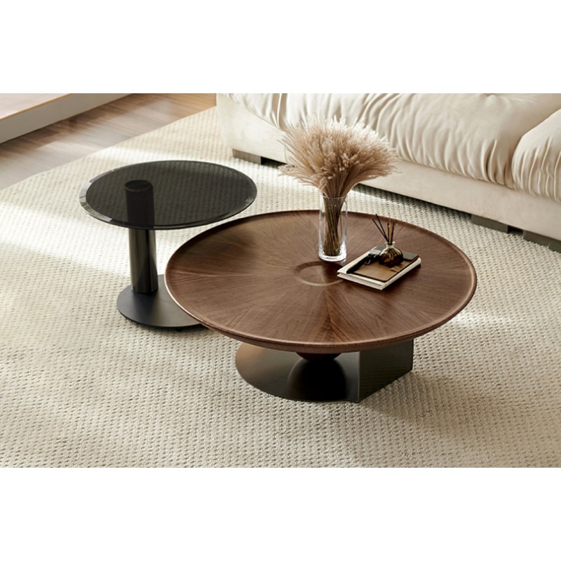 Buy Amazon Coffee Table Set Modern Design with Glass Top Side Table ...