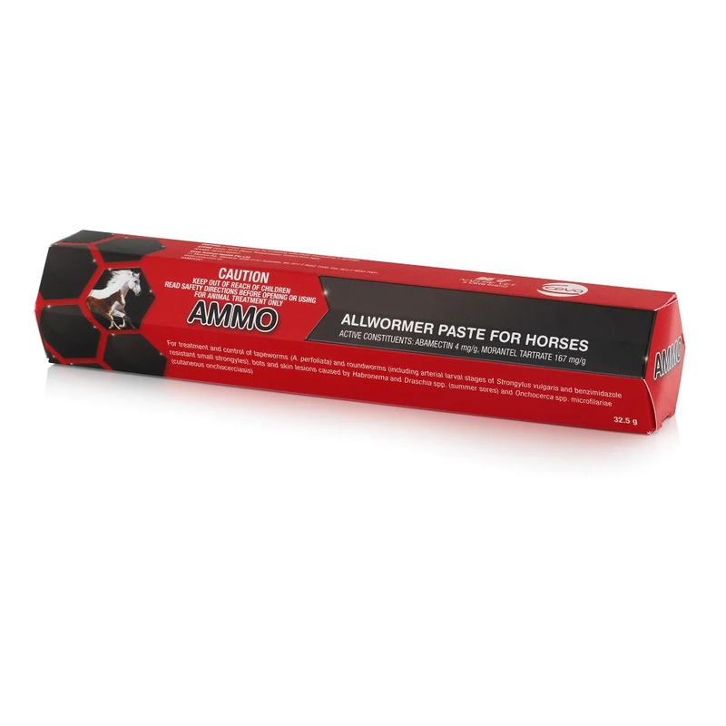 Buy Ammo All Wormer Paste For Horses Mint 32.5g - MyDeal