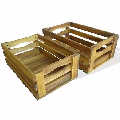 Buy Apple Fruit & Veg Crates x 2 - MyDeal Australia