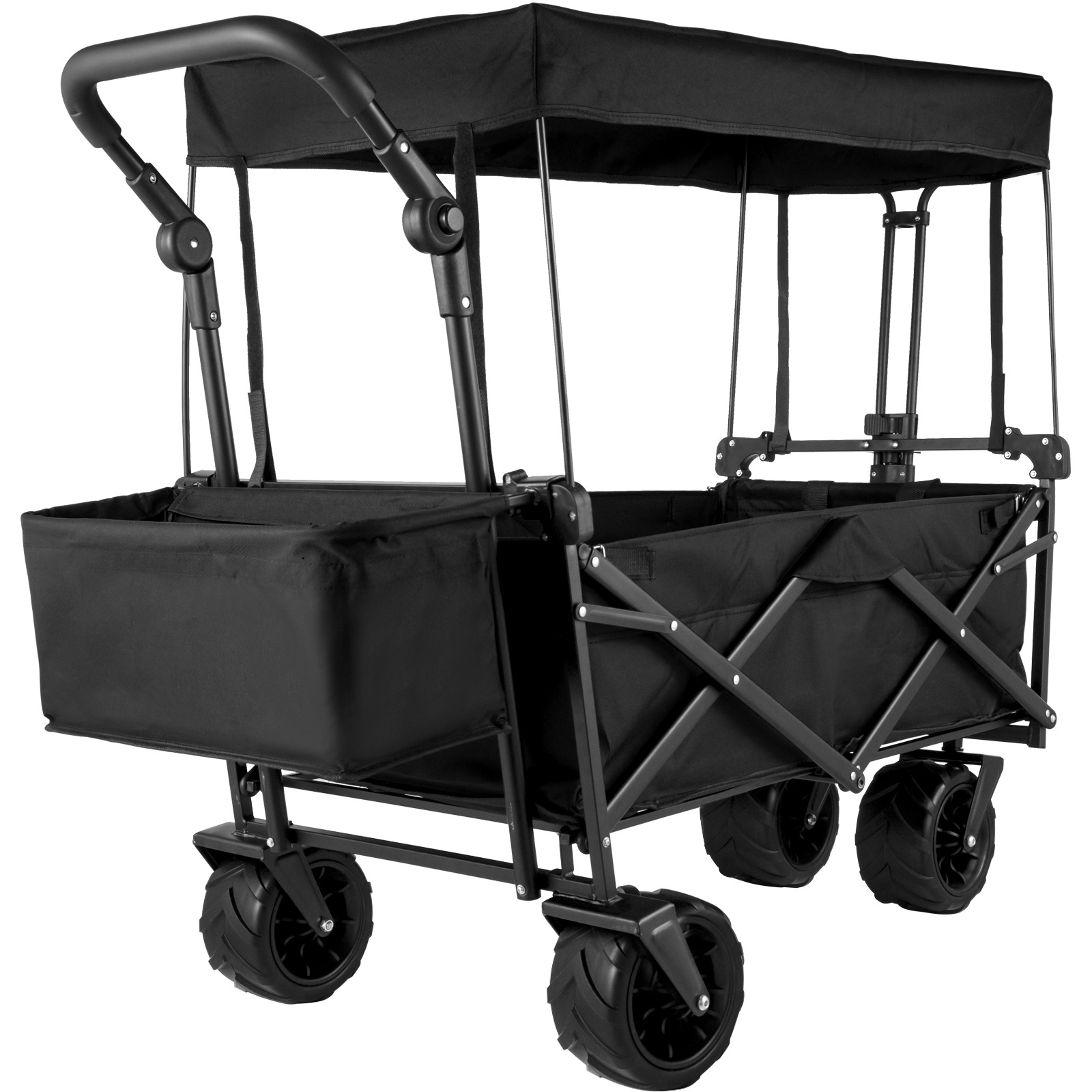 Buy Folding Cart w/ Beach Shade - MyDeal Australia